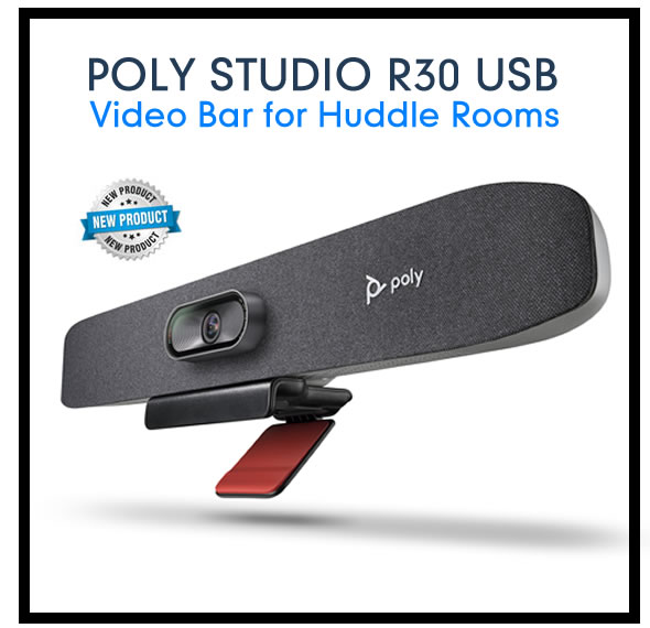 THE POLY STUDIO R30 VIDEO BAR